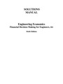 Engineering Economics Financial Decision Making for Engineers 6th ...