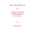 Solutions Manual For A First Course in Probability 9th Edition By ...