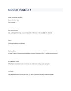 NCCER Module 6: Introduction to Construction Drawings Questions and ...