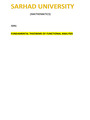 Functional Analysis- (Fundamental Theorems Of Functional Analysis ...