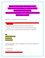 SURGICAL ANATOMY FOR ABSITE 2025 – HIGH-YIELD STRUCTURES, ESSENTIAL ...