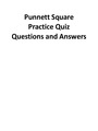 Punnett Square Practice Quiz Questions and Answers - DocMerit