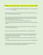 OSHA 10 Test Questions with Correct Answers 2024 - DocMerit