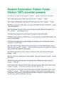 Student Exploration: Pattern Finder Gizmos 100% accurate answers - DocMerit