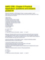 AAPC CPB - Chapter 8 Practical Application, questions and answers ...