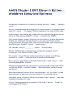 AAOS Emergency Care (EMT-b) EXAM -1 -chapter 1-12 Questions with ...