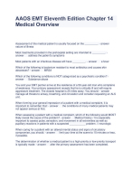 AAOS EMT EXAM BUNDLE - DocMerit