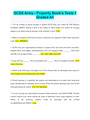 GCSS ARMY UNIT SUPPLY TEST 1 (GTRAC) QUESTIONS AND ANSWERS - DocMerit