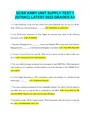 GCSS ARMY UNIT SUPPLY TEST 1 (GTRAC) LATEST 2022 GRADED A+ - DocMerit