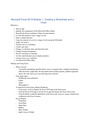 Module 1 Creating a Worksheet and a Chart - DocMerit