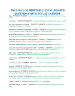 2025 BA 100 MIDTERM 2 EXAM UPDATED QUESTIONS WITH ACTUAL ANSWERS - DocMerit