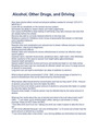 Alcohol, Other Drugs, and Driving Complete Study Guide - DocMerit