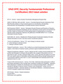 SPeD SFPC (Security Fundamentals Professional Certification) Q&A - DocMerit