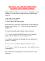 Bar Exam - La. Code of Civil Procedure Questions with Complete ...