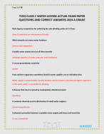 TCEQ class c water license exam (questions and answers) 2024 - DocMerit