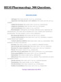 HESI Pharmacology Med Chart Review. - DocMerit