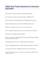 ASDA Test Packet Questions & Answers 2023/2024 - DocMerit