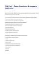 CIA Part 1 Exam Questions & Answers 2023/2024 - DocMerit