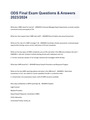 ODS Final Exam Questions & Answers 2023/2024 - DocMerit