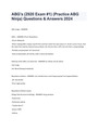 ABG's (2920 Exam #1) (Practice ABG Ninja) Questions & Answers 2024 ...