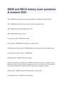 IBEW and NECA history exam questions & answers 2024 - DocMerit