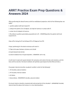 ARRT Practice Exam Prep Questions & Answers 2024 - DocMerit