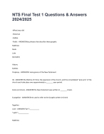 nts final exam questions & answers 2024/2025 - DocMerit