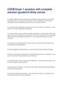 Package deal for CGFM exam questions with complete solution latest 2023 ...