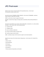 JFC 100 Module 03: Joint Operations (2 hrs) with complete solutions ...