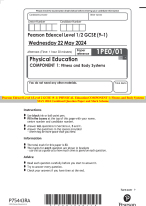 BUNDLE::: Pearson Edexcel Level 1/Level 2 GCSE (9–1) Physical Education ...