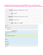 Straighterline anatomy & physiology I lab BIO201L Lab 2: Cell Structure ...