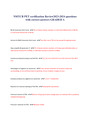 NMTCB PET certification Review2023-2024 questions with correct answers ...