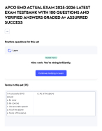 APCO EMD Exam (75 Questions) With Correct and Verified Answers - DocMerit