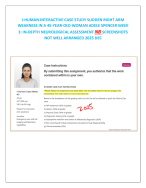I-HUMAN INTERACTIVE CASE STUDY SUDDEN RIGHT ARM WEAKNESS IN A 45-YEAR ...
