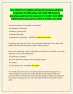 New 2025 PA Certified Advanced Alcohol and Drug Counselor Certification ...