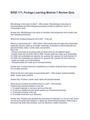 BIOD 171, Portage Learning Module 1 Review Quiz (Latest 2023/2024 ...