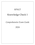 RPSGT Knowledge Check 3 Comprehensive Exam Guide 2024 - DocMerit
