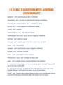 C1 (CAE) 1 Questions With Answers 100% Correct - DocMerit