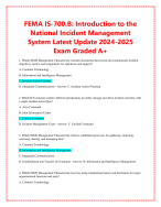 FEMA IS-700.B: Introduction to the National Incident Management System ...