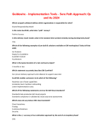 Guidewire Associate Exam 2025 With 140 Prep Questions and Correct ...