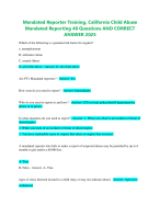 Mandated Reporter Training, California Child Abuse Mandated Reporting ...
