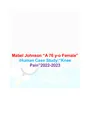 Mabel Johnson “A 76 y-o Female” iHuman Case Study;“Knee Pain”2022-2023 ...