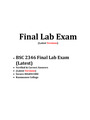 BSC 2346 Final Lab Exam , Human anatomy and physiology , Rasmussen ...