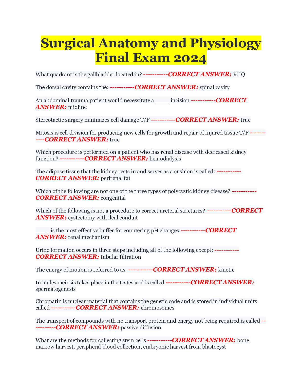SURGICAL ANATOMY FOR ABSITE 2025 – HIGH-YIELD STRUCTURES, ESSENTIAL ...
