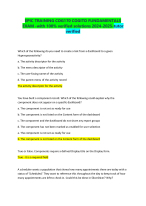 EPIC TRAINING COG170 COGITO FUNDAMENTALS EXAM -with 100% verified ...