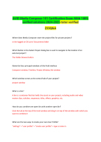 AVID Media Composer 101 Certification Exam-With 100% verified solutions ...