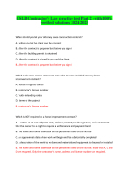 CSLB Contractor's Law practice test Part 2 -with 100% verified ...