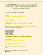 SHARP EKG/ ECG Course Review Exam (Latest 2026/ 2027 Update) 100% ...