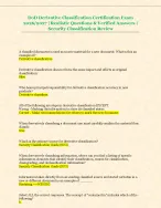 DoD Derivative Classification Assessment | 2026/2027 Complete Practice ...