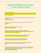 DoD Derivative Classification Assessment | 2026/2027 Complete Practice ...